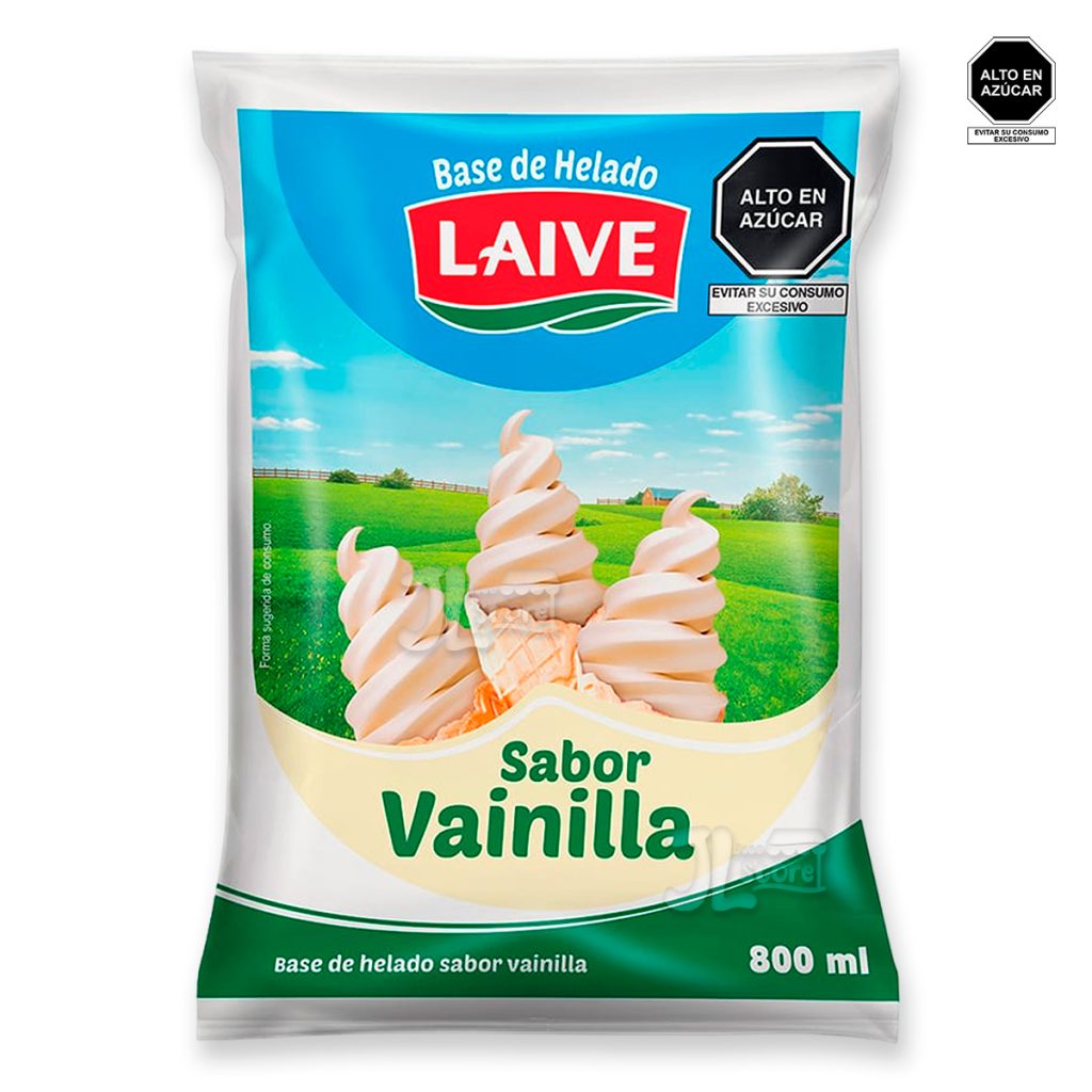 Base de Helado sabor Vainilla 800ml Laive – JL DecoStore