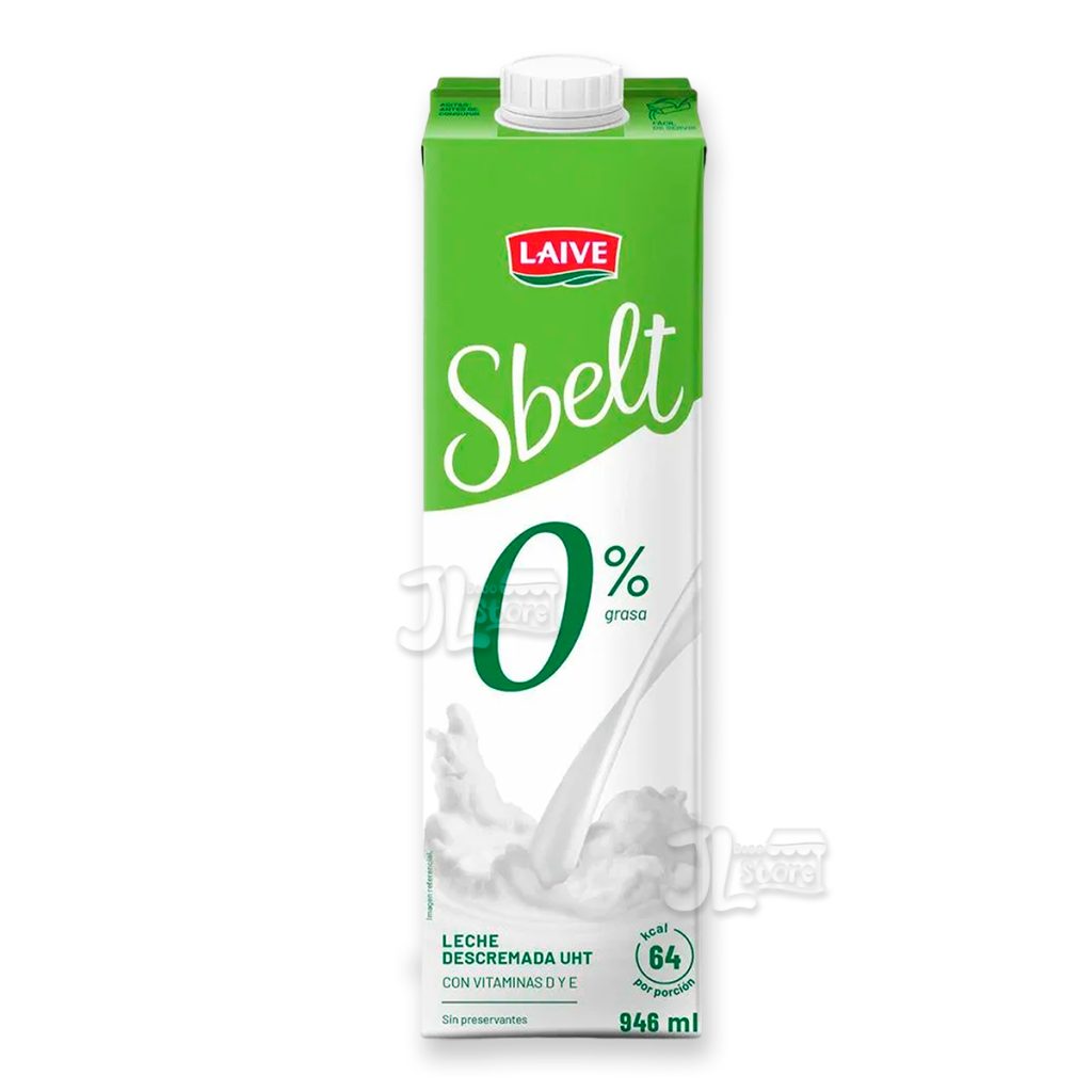 Leche descremada uht sbelt 0% 1L Laive – JL DecoStore