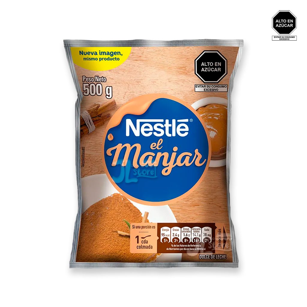 Manjar Blanco Bolsa 500gr – Nestlé – JL DecoStore