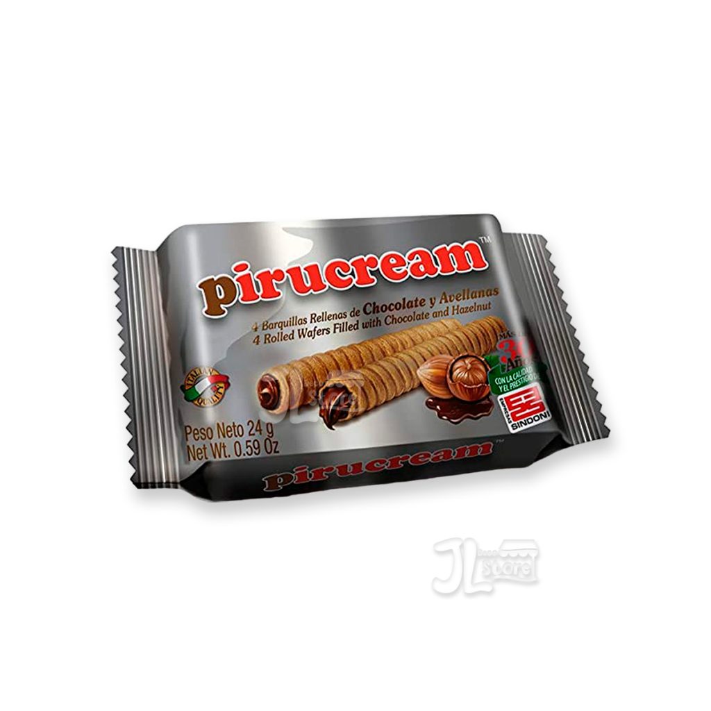 Barquillos Rellenos Pirucream Chocolate 24gr – JL DecoStore
