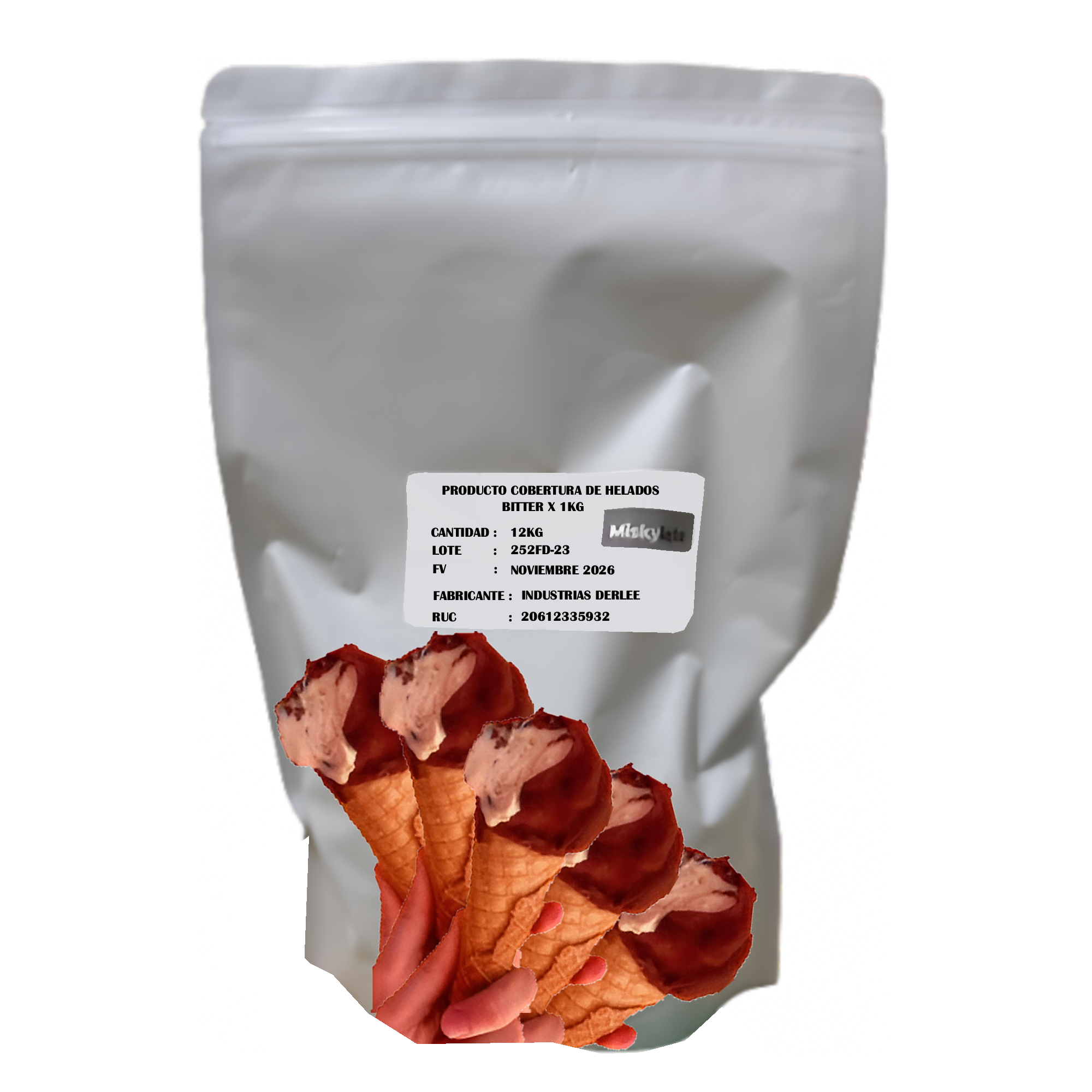Cobertura para helados Bitter zambito 1kg- Miskylate – JL DecoStore